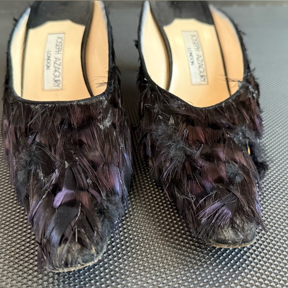 Joseph Azagury | Shoes | Y2k Joseph Azagury Feathered Heels | Poshmark